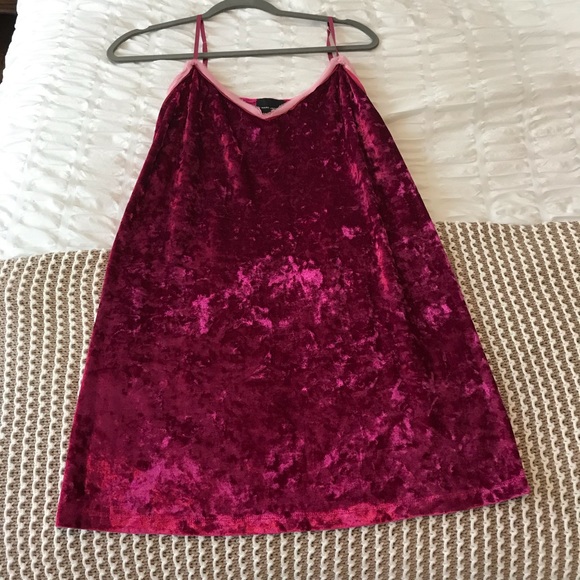 Marc Jacobs | Dresses | Nwt Marc Jacobs Pink Velvet Slip Dress | Poshmark